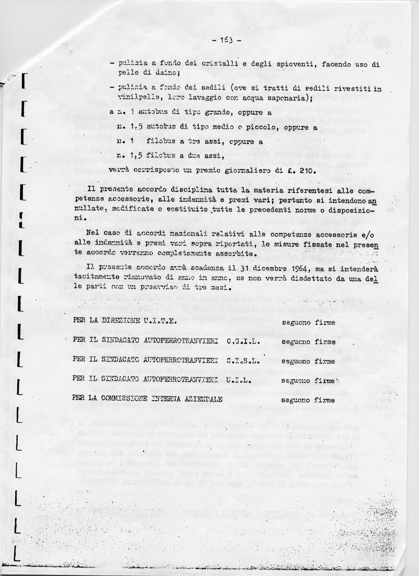 Lista dei documenti